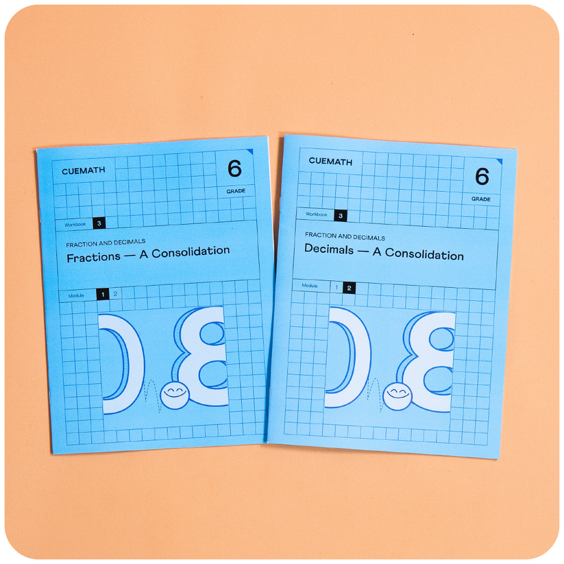 Cuemath Grade 6 Math Workbooks: 10-Digit Numbers, Algebra, Fractions,