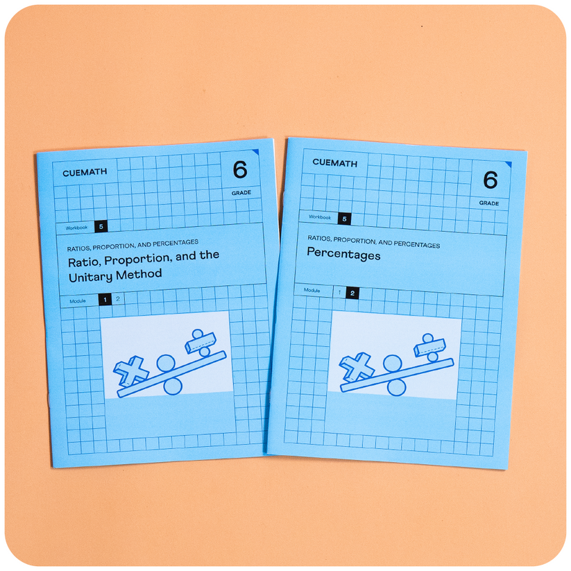 Cuemath Grade 6 Math Workbooks: 10-Digit Numbers, Algebra, Fractions,